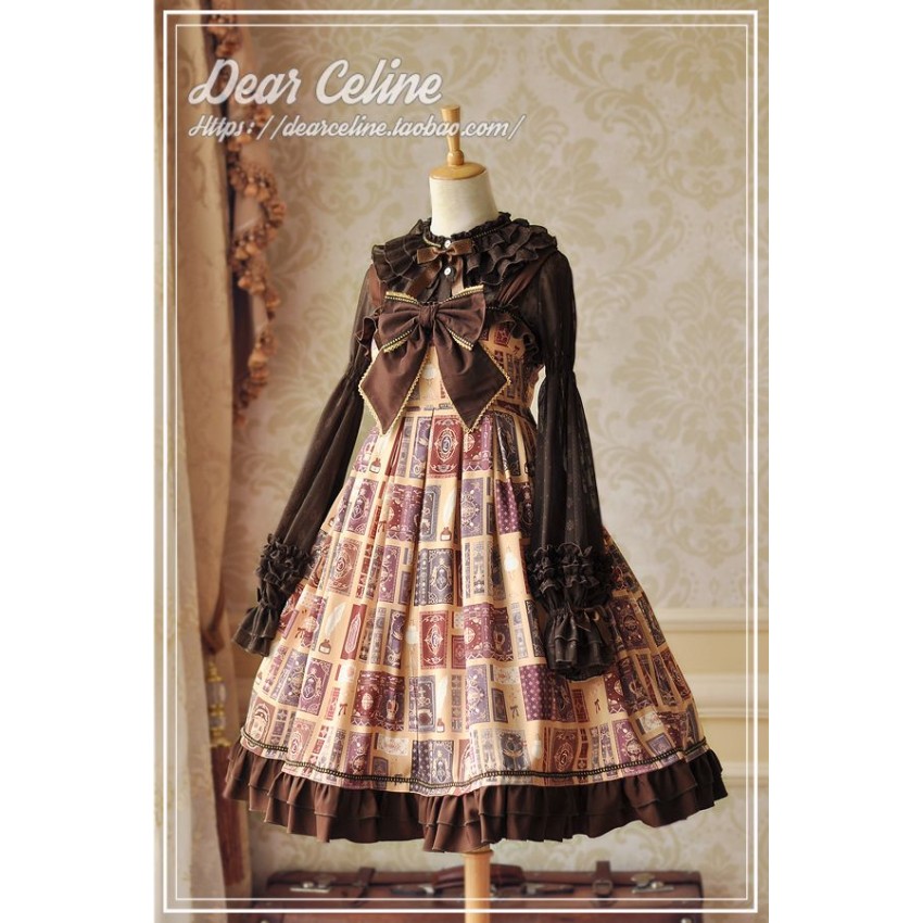 Dear Celine Magic Book High Waist JSK(Leftovers) - CLOBBAONLINE