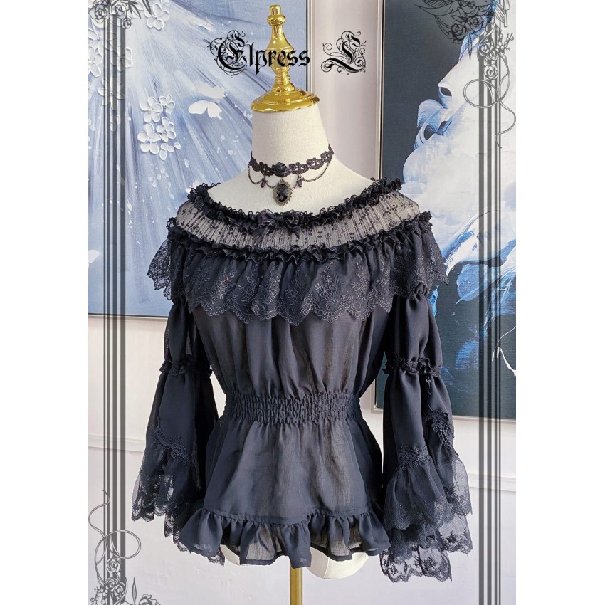 Elpress Versatile Bell Sleeve Blouse(Leftovers) - CLOBBAONLINE