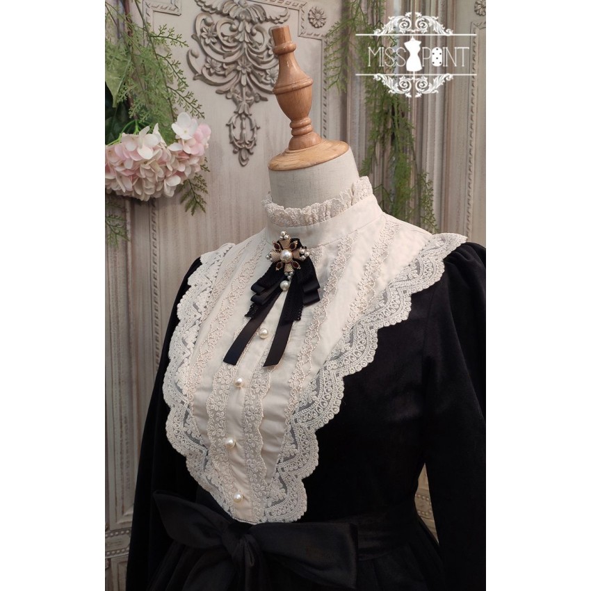 Miss Point Rose Doll Velvet One Piece(Reservation/Full Payment Without ...