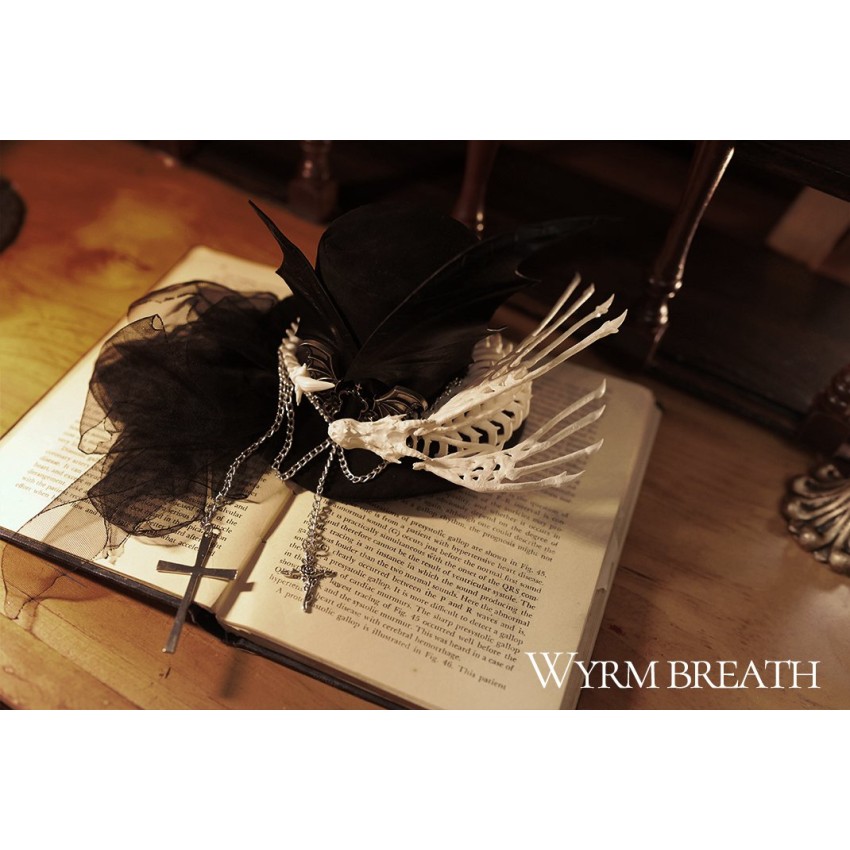 Lilith House Wyrm Breath Knitted and Leather Blouse(Reservation/Full ...