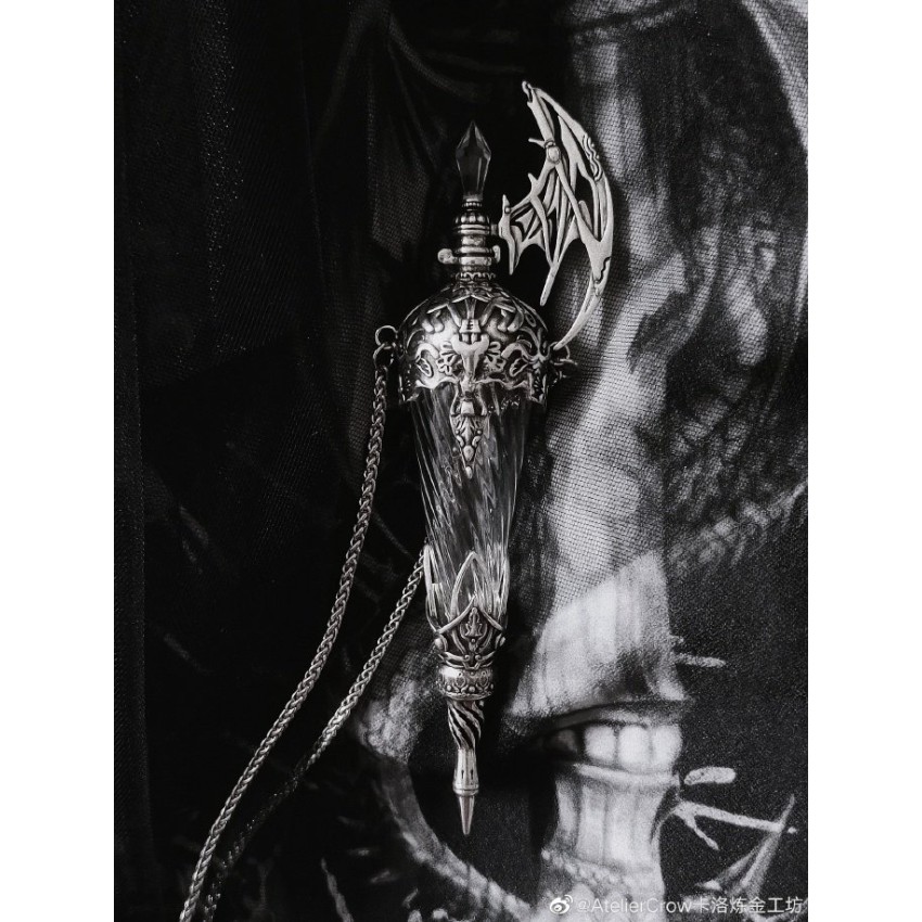 Lilith House Wyrm Breath Knitted and Leather Blouse(Reservation/Full ...