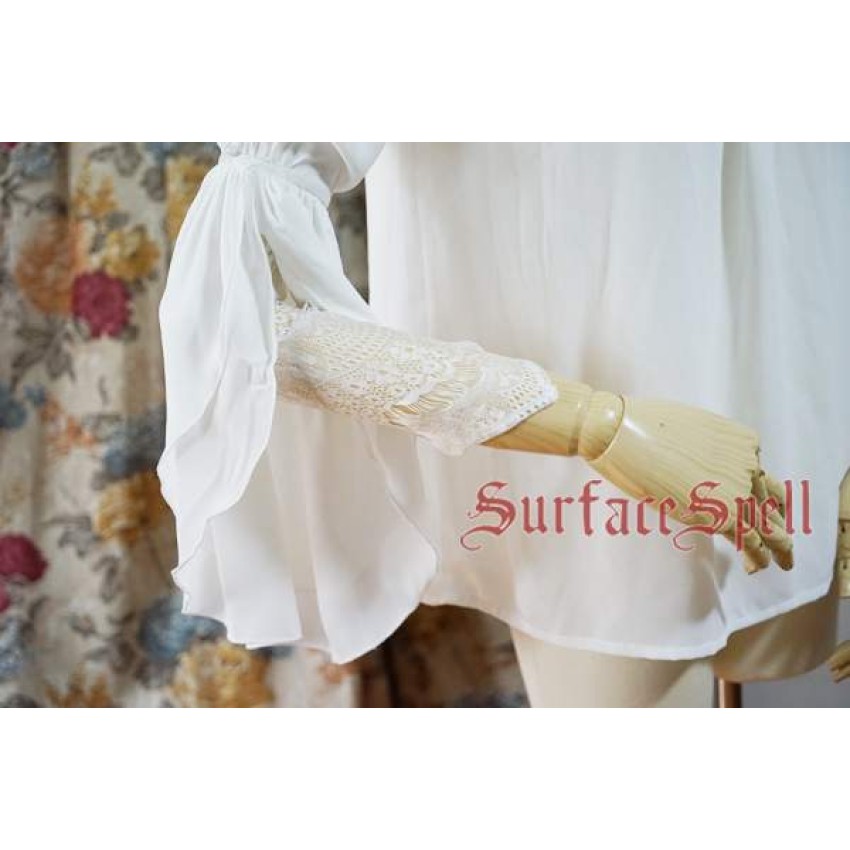 Surface Spell Gothic Mermaid Medieval Blouse - CLOBBAONLINE